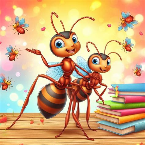 Two Funny Ants Kunst Bilder Kunstbilder Kunst