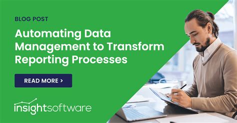 automating data management to transform reporting processes