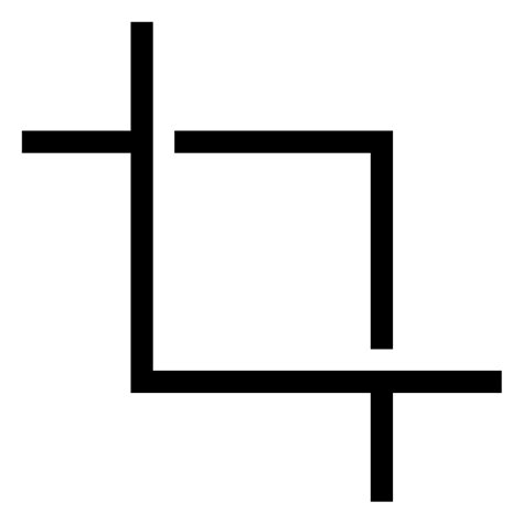 Crop Vector SVG Icon SVG Repo