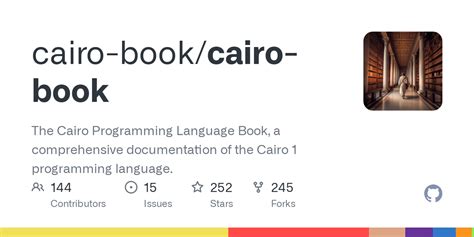 Github Cairo Bookcairo Book The Cairo Programming Language Book A