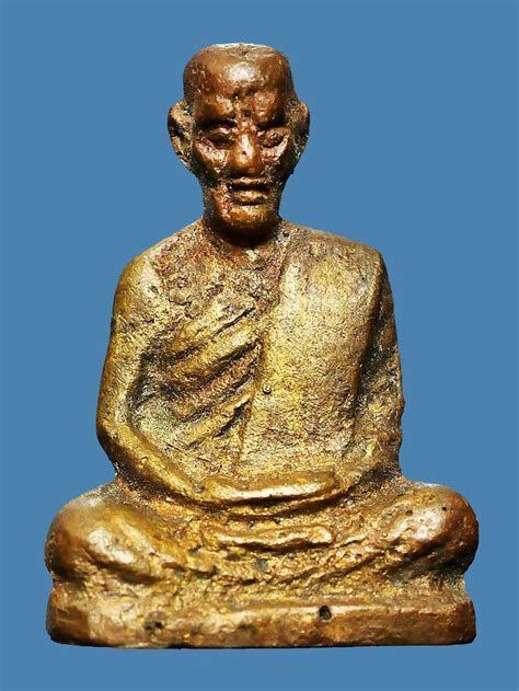 รูปหล่อหัวไม้ขีด หลวงพ่อทบ วัดชนแดน ปี 2505 สวยเดิมๆ Ennxo