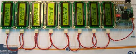 Driving Multiple LCD Displays Through An I2C Interface Embedded Lab
