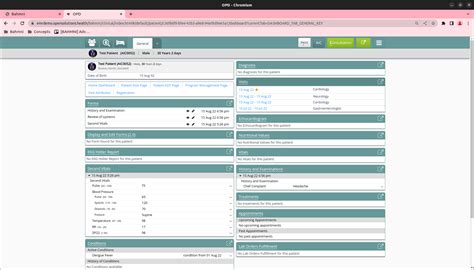 Dashboard Diagnosis Display Bahmni Openmrs Talk