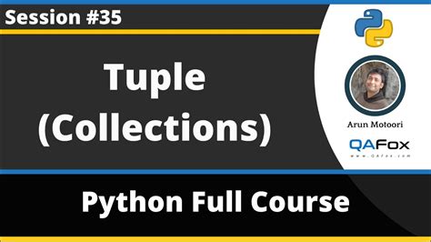 Tuple Collections Python Tutorial Part 35 Youtube