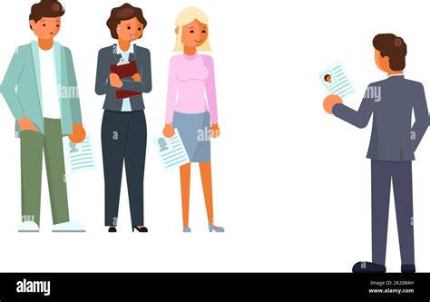 Recruitment Process Vector Flat Style Design Icon Stock Vector Image