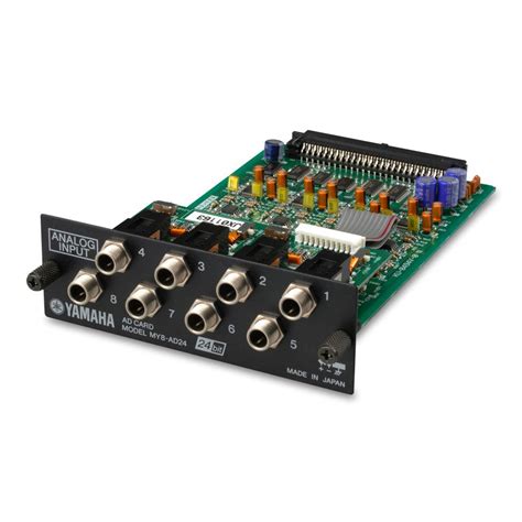 Analog Cards Overview Interfaces Professional Audio Products