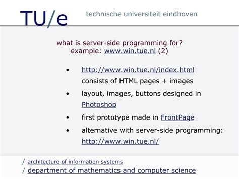 Ppt Introduction To Webserver Programming Basics And Applications