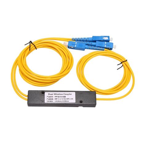 Pwtf Ftth Sc 1x2 Plc Singlemode Fiber Optical Splitter Optical