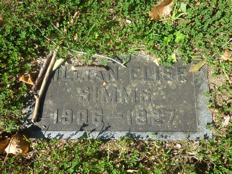 Lillian Elise Simms 1906 1927 Find A Grave Memorial