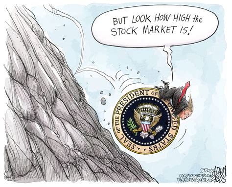 Political Cartoon Us Trump Stock Market The Week