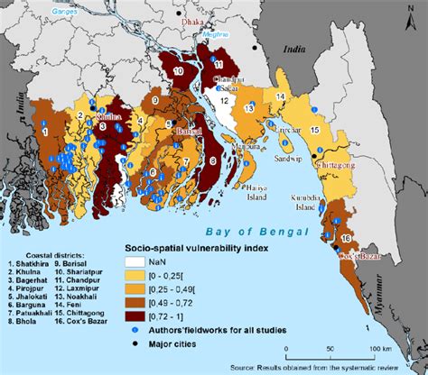 Socio Spatial Vulnerability Index To Cyclonic Flooding And Location Of