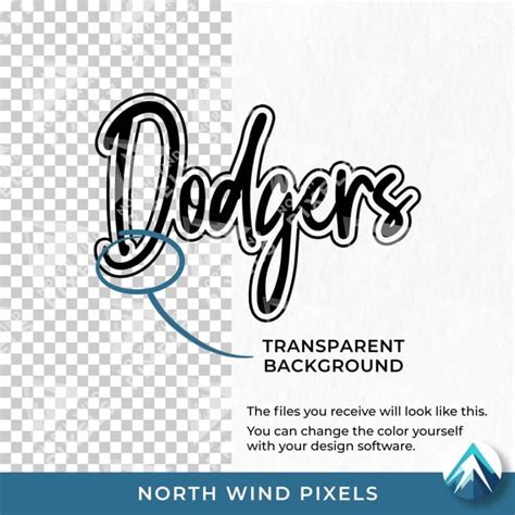 Dodgers Clipart Image Svg Png Dxf Eps Graffiti Font School Sports