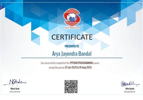 Arya Bandal On Linkedin Pythonprogramming Sunbeaminstitute