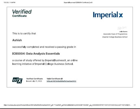 I Am Happy To Share That Ive Obtained A New Certification Edx