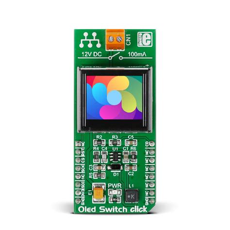 Oled Switch Click Board With Nkk Switch Isc15anp4
