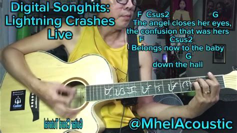 Lightning Crashes Acoustic Guitar Chord Tutorial Live Youtube