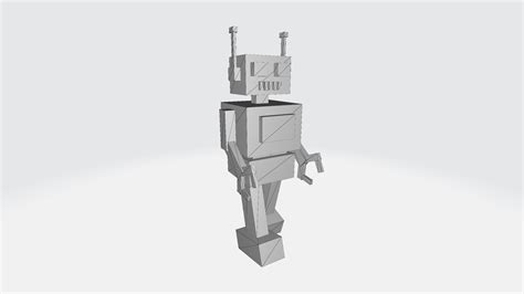 3d Mini Robot Model Turbosquid 2373497