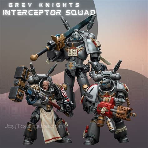 Joytoy X Warhammer 40000 Grey Knights Interceptor Squad Interceptor