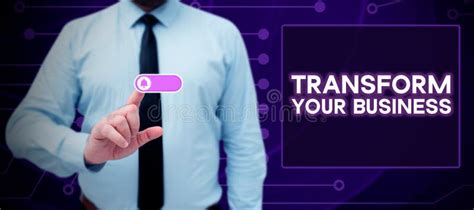 Writing Displaying Text Transform Your Business Business Concept