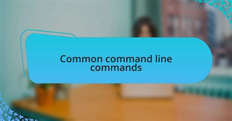 How I Organize Files Via The Command Line • Za