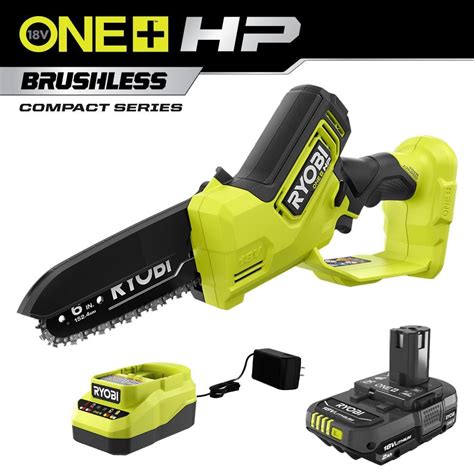 Have A Question About Ryobi One Hp 18v Brushless 6 In Battery Compact Pruning Mini Chainsaw