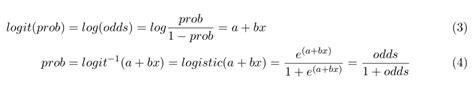 generalised linear models part 2 math behind the logit link