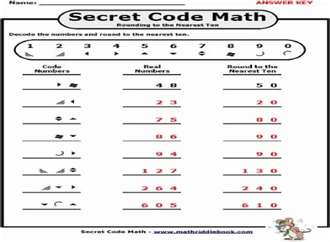 Math Secret Code Worksheets Awesome Multiplication Secret Code
