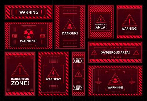 Warning Sign Red Vector Art Icons And Graphics For Free Download