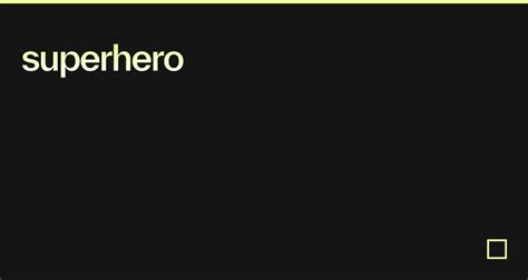 Superhero Codesandbox