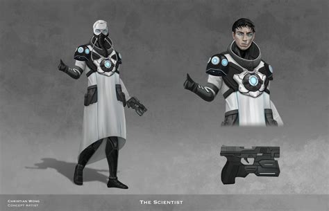Artstation Scientist Character Concept