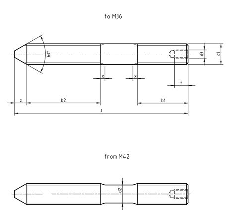 DIN 797 - Special foundation bolts