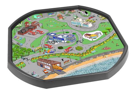 Emergency Services Tuff Tray Insert 86x86cm Black Tray Not Include Tiger Moon