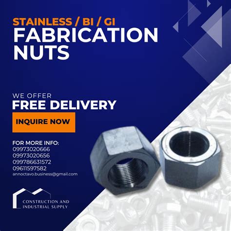 Threaded Hex Nut Nut Types Fastening Bolts And Nuts
