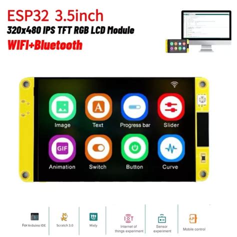 Esp32 Pour Lvgl Wifi Carte De Développement Bluetooth 3 5 Pouces 320