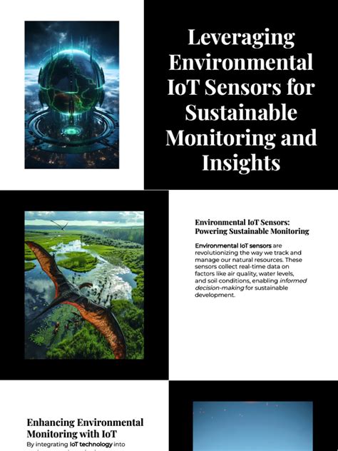 Slidesgo Leveraging Environmental Iot Sensors For Sustainable