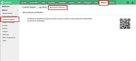 qr code wisenet resources