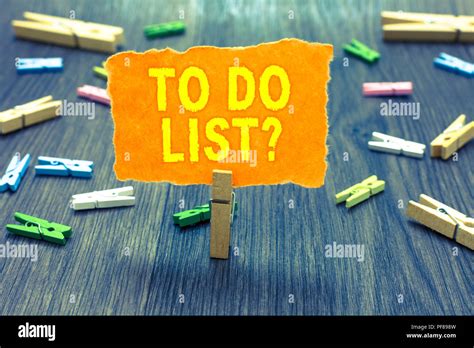 Conceptual Hand Writing Showing To Do List Question Business Photo Text Series Of Task To Be