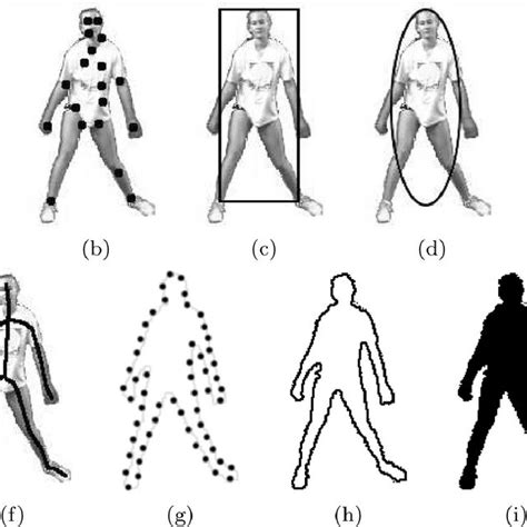 representations of objects used in the tracking algorithms [90] a