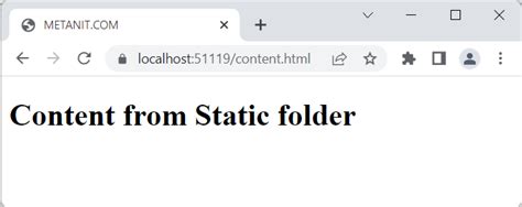 Aspnet Core и Visual Basic Net Установка каталога статических