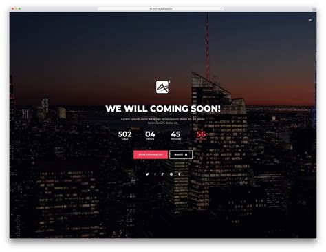 28 Best Coming Soon Html5 Website Templates 2019 Colorlib