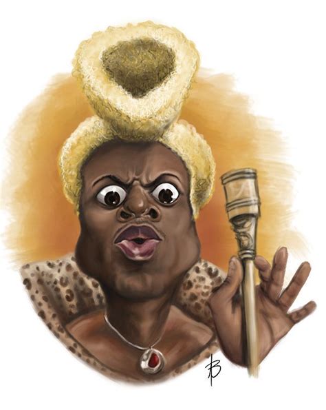 Chris Tucker As Ruby Rhod Caricature Drawing