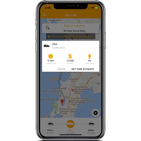Ionic 5 Taxi Booking Complete Platform User Driver And Admin App