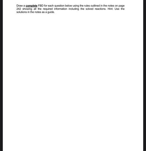 solved draw a complete fbd for each question below using the