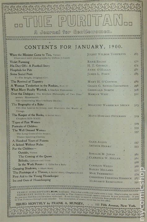 Puritan 1897 1901 Frank A Munsey Magazine Comic Books