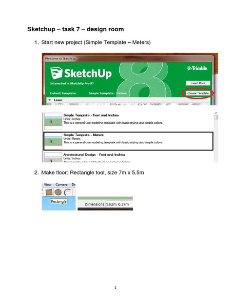 3 Sketchup Exercises Part 2 Pdf