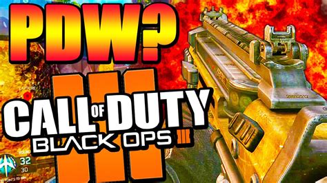 Pdw Coming To Bo3 Black Ops 3 In Game Files Leaked Future Weapon