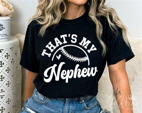 Thats My Nephew Svg Baseball Aunt Svg Softball Svg Biggest Fan Svg