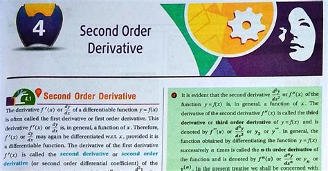 Calculus Second Order Derivative Chapter 4 Chhaya S N Dey Mathematics Class 12 Questions Pdf