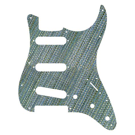 stratocaster colorful tweed pickguard custom printed