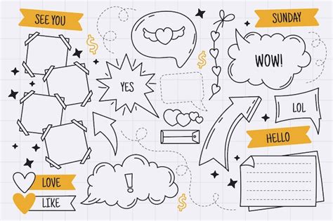 Hand Drawn Text Boxes Images Free Download On Freepik